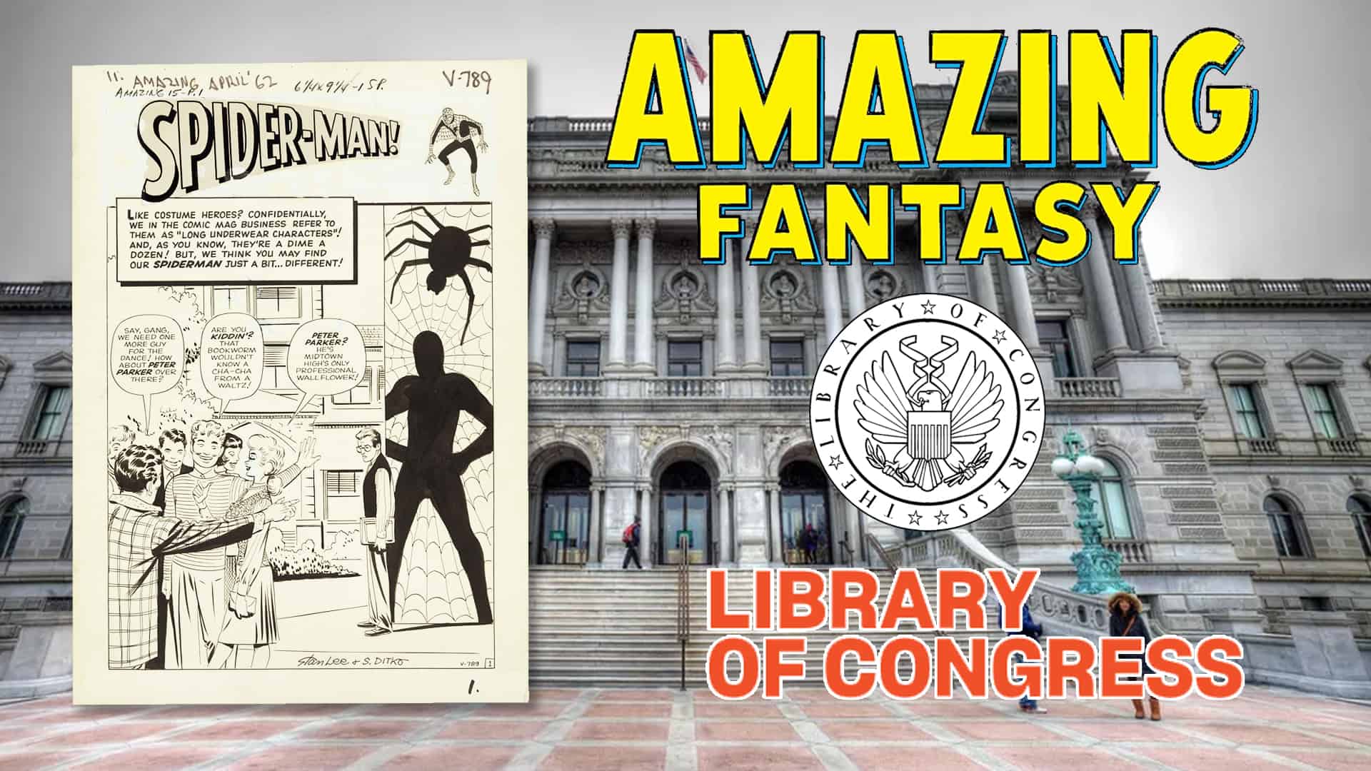 Visiting "Amazing Fantasy #15" at the Library of Congress - Amazing ...